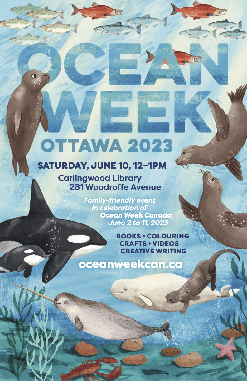 Ocean Week Ottawa 2023 – kids and connecting to the ocean
