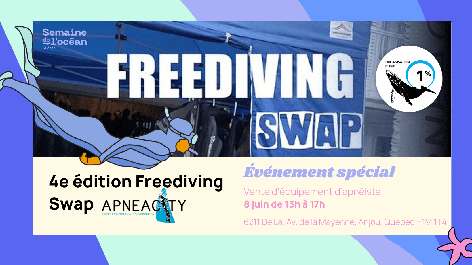 4e édition Freediving Swap ApneaCity